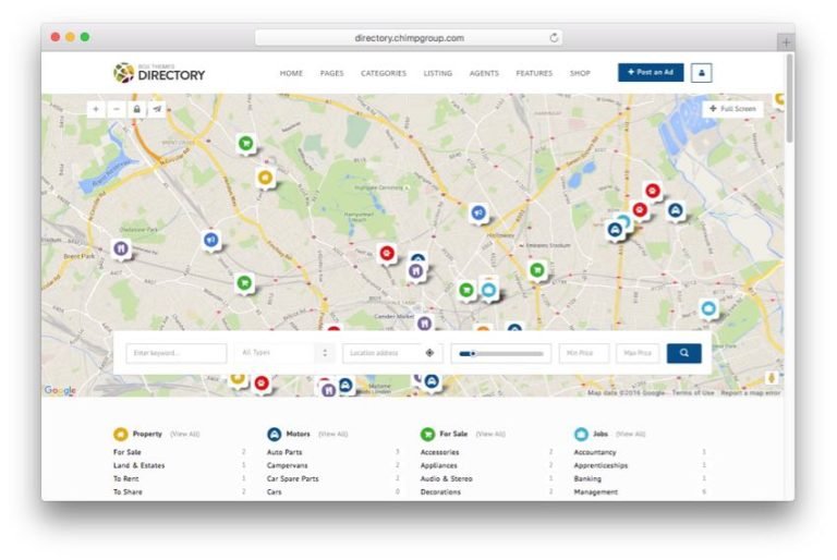 20+ Best Directory Listing WordPress Themes 2017