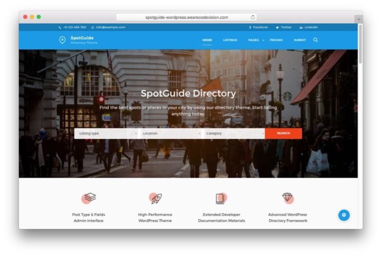 20+ Best Directory Listing WordPress Themes 2017
